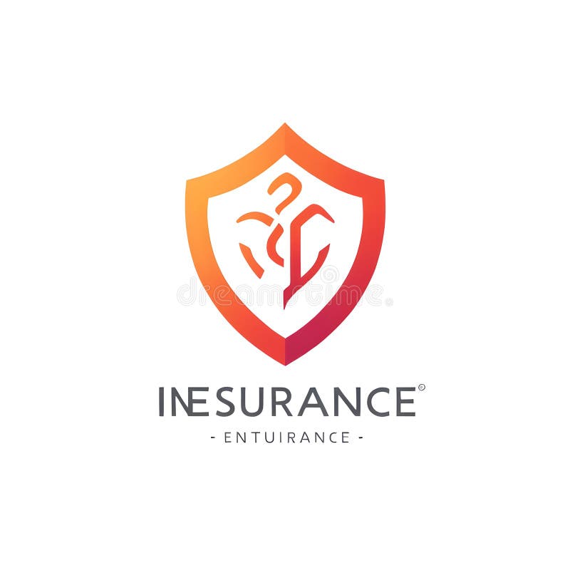 Logo for the Insurance Company Stock Illustration - Illustration of ...
