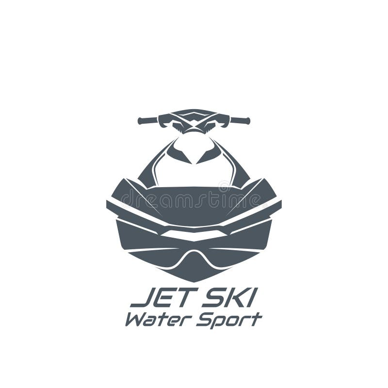 Jet ski, water scooter stock vector. Illustration of white - 40635886