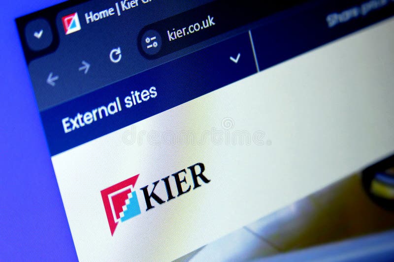 Kier Group logo editorial stock photo. Image of housebuilding - 121419448