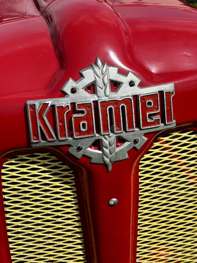 Logo of a Kramer tractor. editorial photography. Image of oldtimer ...