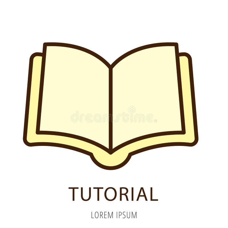 Vector Simple Logo Template Tutorial Stock Illustration - Illustration ...