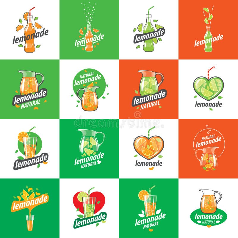 Logo for lemonade stock vector. Illustration of design - 65044179