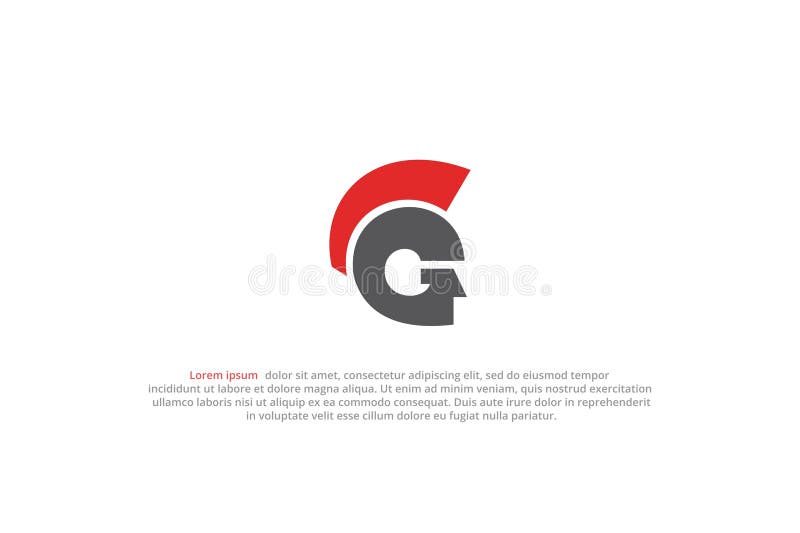 G Letter Guardian Helmet Logo Design Vector Illustration Template Stock ...