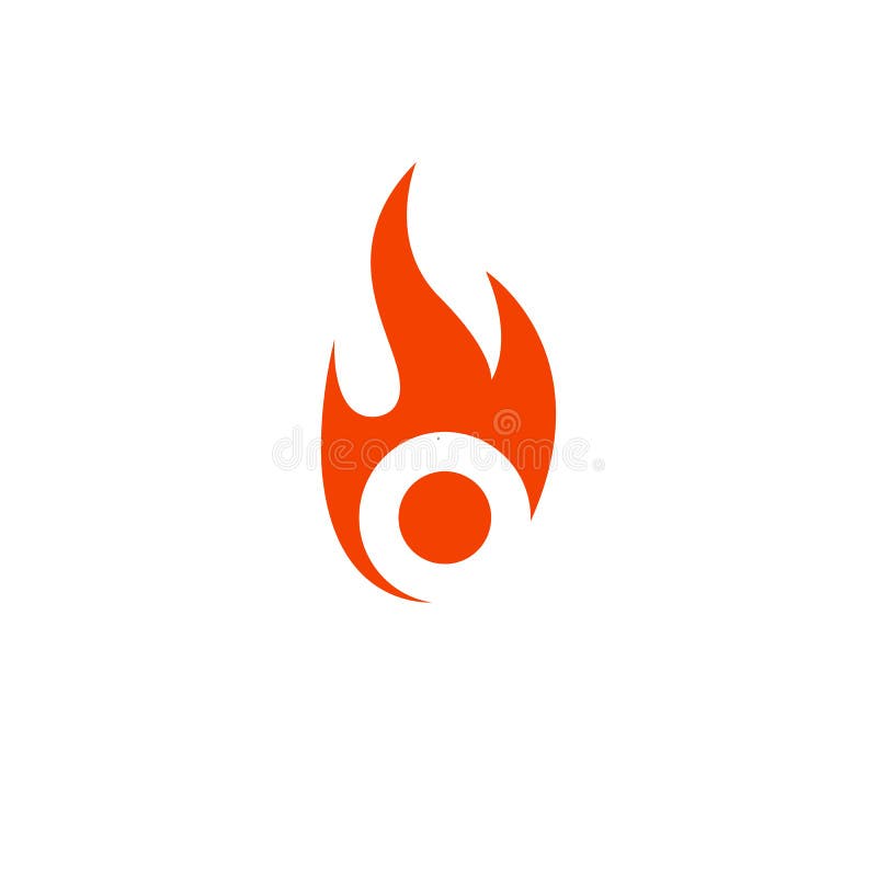 Fire Simple Icon Vector Design Stock Vector - Illustration of explosion ...