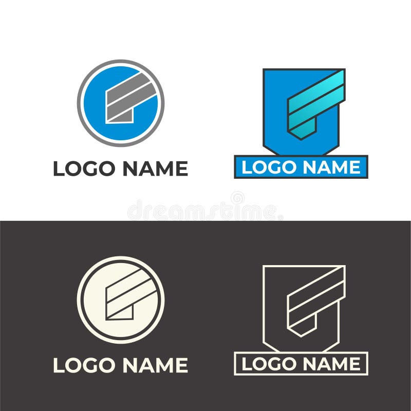 Logo Combination Shape and Letter Suitable for Business & Company ...