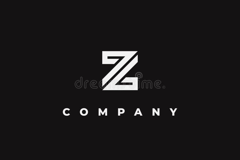 Logo Letter Z Monogram Abstract Stock Illustration - Illustration of ...
