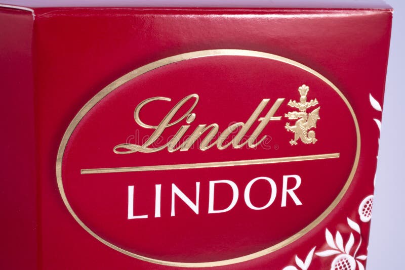 Logo Lindt Lindor redaktionelles bild. Bild von firmen - 107075700