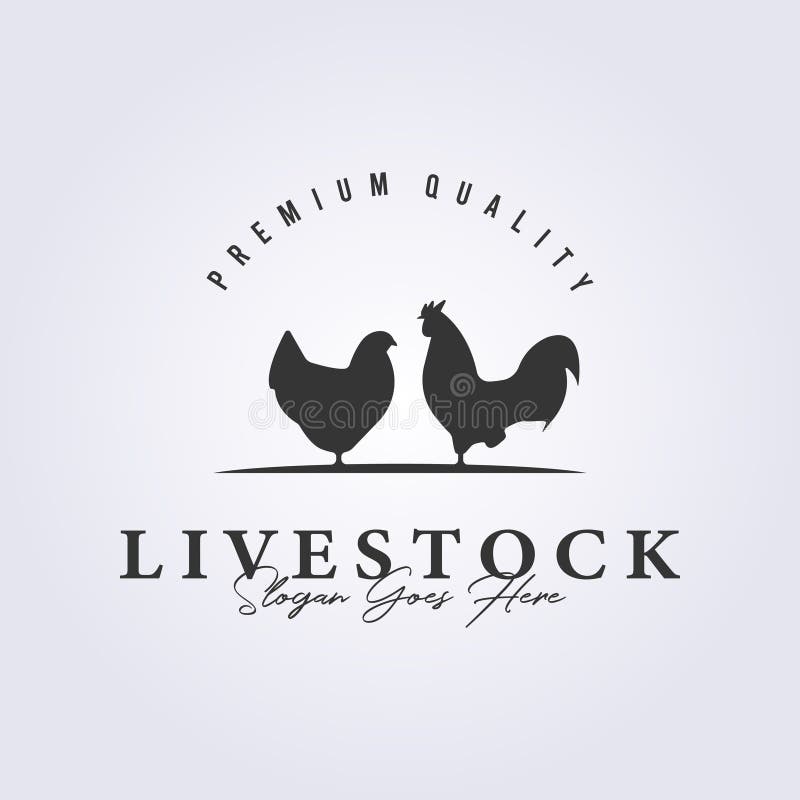 Logo of Livestock Symbol Farm and Ranch Vector Illustration Design ...