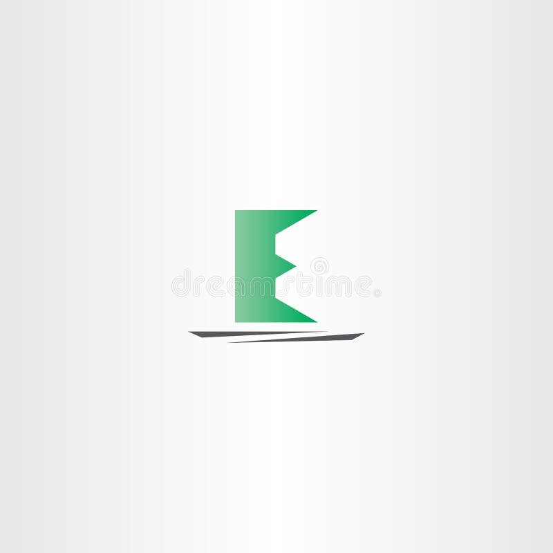 Logo Logotype E Green E Letter Sign Vector Symbol Stock Vector ...