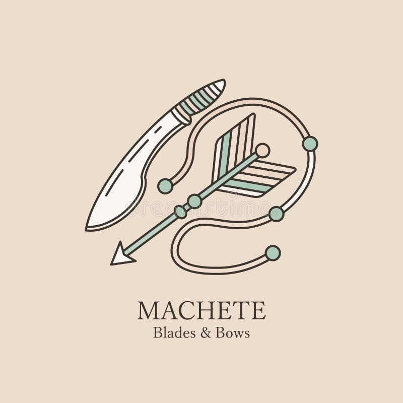 Machete Logo Stock Illustrations – 643 Machete Logo Stock Illustrations ...