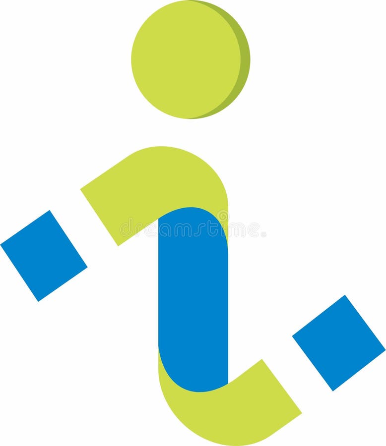 I Letter Icon Illustration Vector Design Stock Vector - Illustration of ...