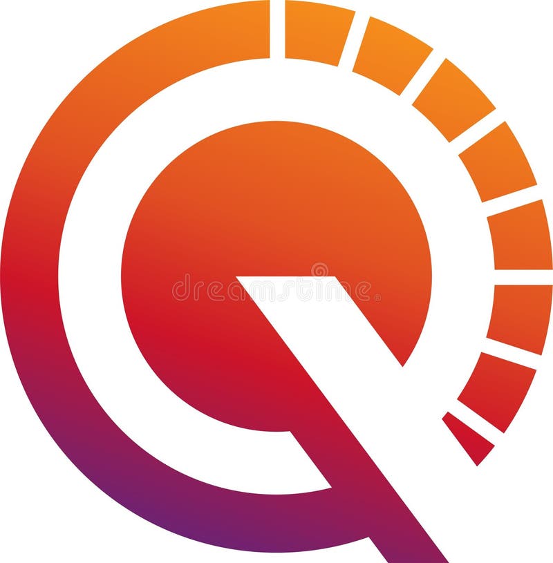 Q Letter Logo Design Template Vector Stock Vector - Illustration of ...