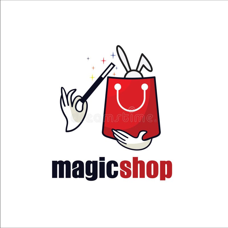 Logo magic shop illustration de vecteur. Illustration du dessin - 211255716