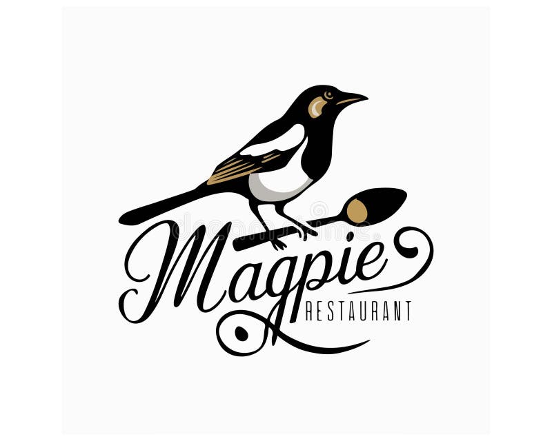Magpie Restaurant Stock Illustrations – 2 Magpie Restaurant Stock ...