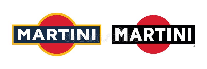 Logo Martini, Brand of Alcoholic Beverages, Vector Editorial ...