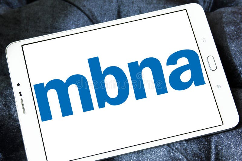Logo MBNA Corporation redaktionelles foto. Bild von dienstleistungen ...