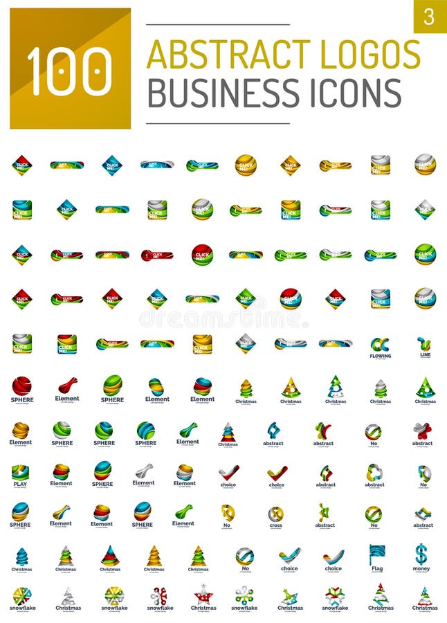 Logo mega collection stock vector. Illustration of curve - 80266337