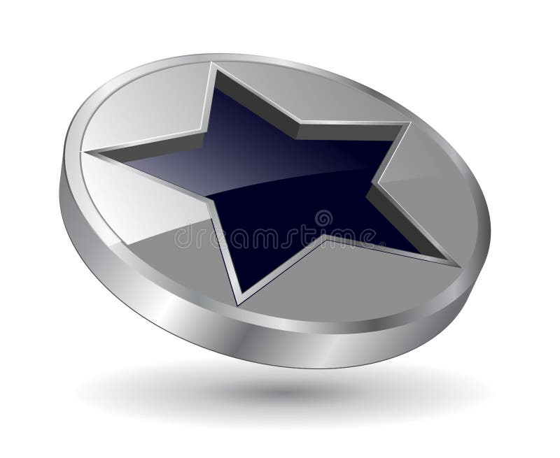 Metal Star Logo Stock Illustrations – 11,600 Metal Star Logo Stock ...