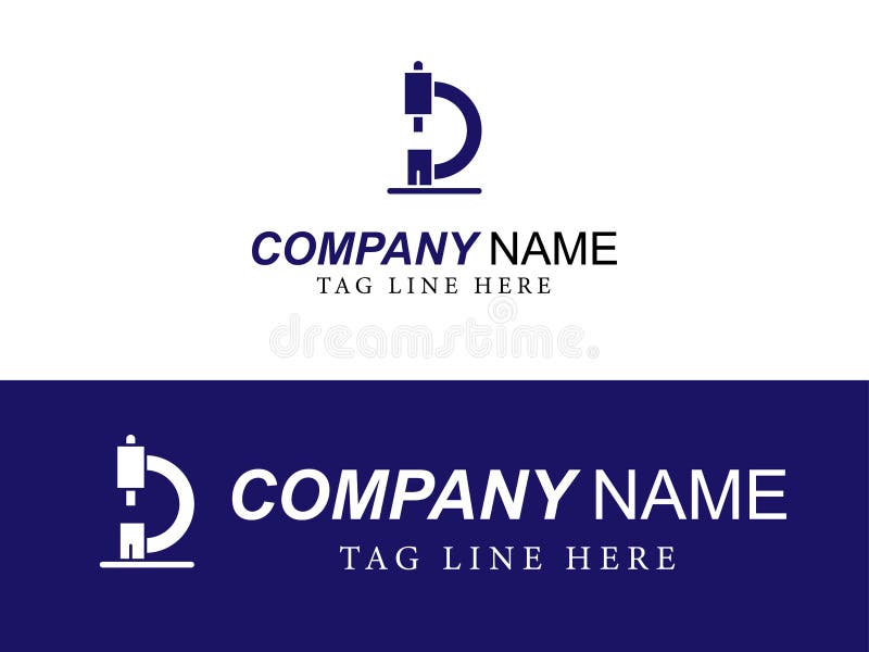 Logo of microscope stock illustration. Illustration of anatomy - 268260060