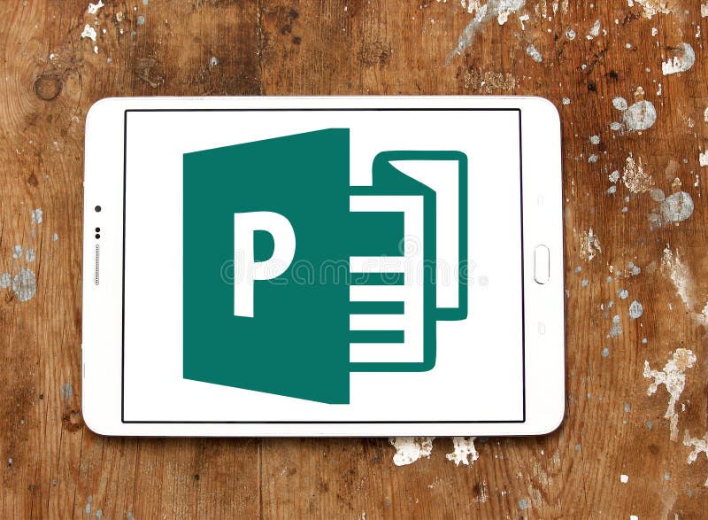 Microsoft Office Publisher Logo Editorial Stock Photo - Image of logos ...