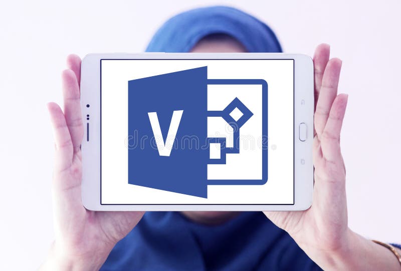 Logo Microsofts Visio redaktionelles bild. Bild von computer - 119341735