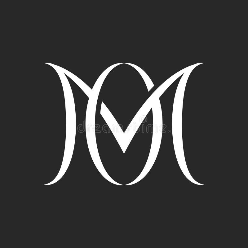 Logo MO or OM Monogram Blending Classic and Contemporary Design ...
