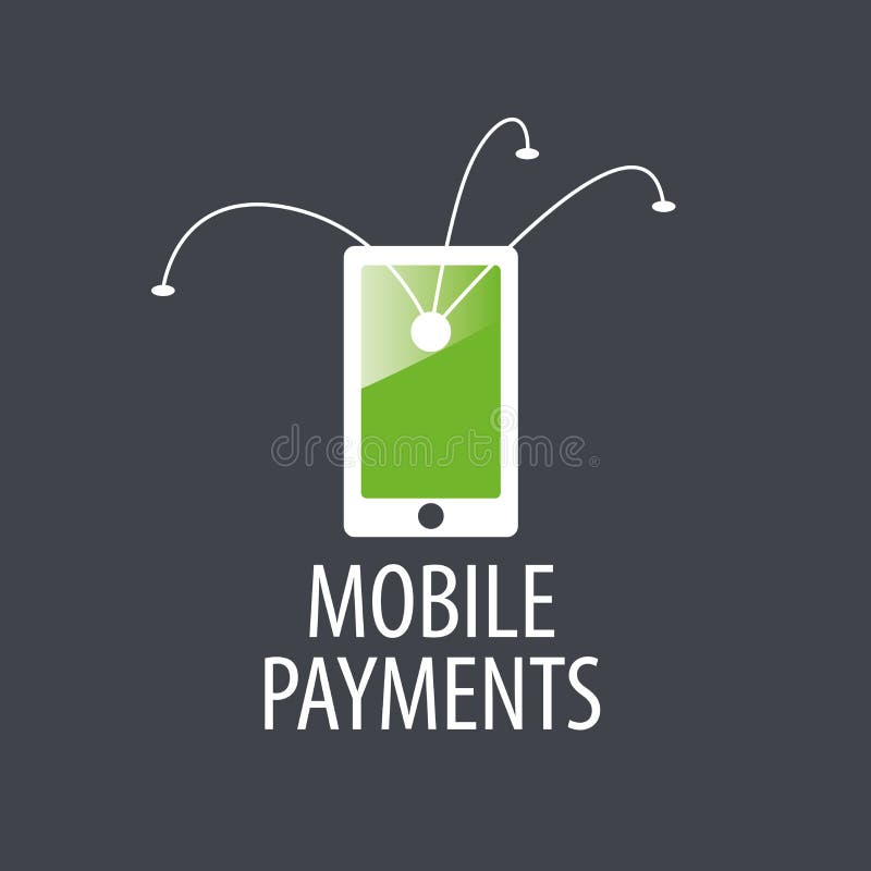 Logo mobile payments stock vector. Illustration of credit - 126465864