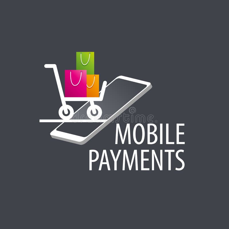 Logo mobile payments stock vector. Illustration of credit - 126466039