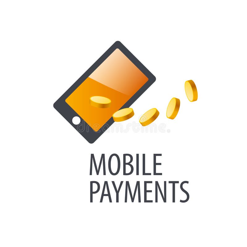 Logo mobile payments stock vector. Illustration of logo - 126466269