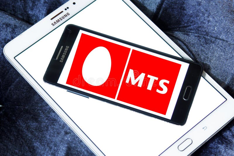 Mobile TeleSystems , MTS, Logo Editorial Photography - Image of phone ...
