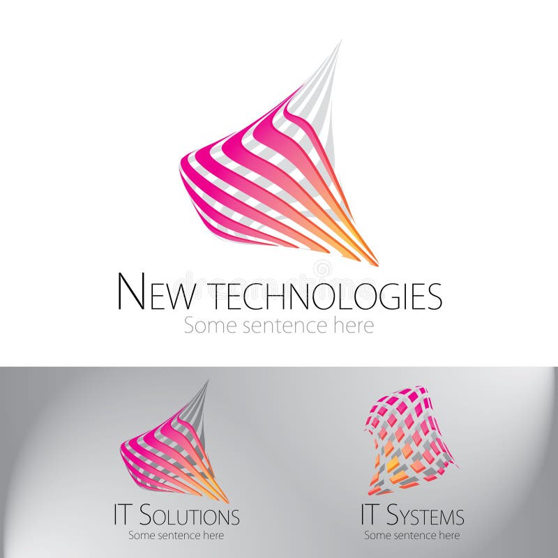 Logo - Moderne illustration de vecteur. Illustration of moderne - 20339458