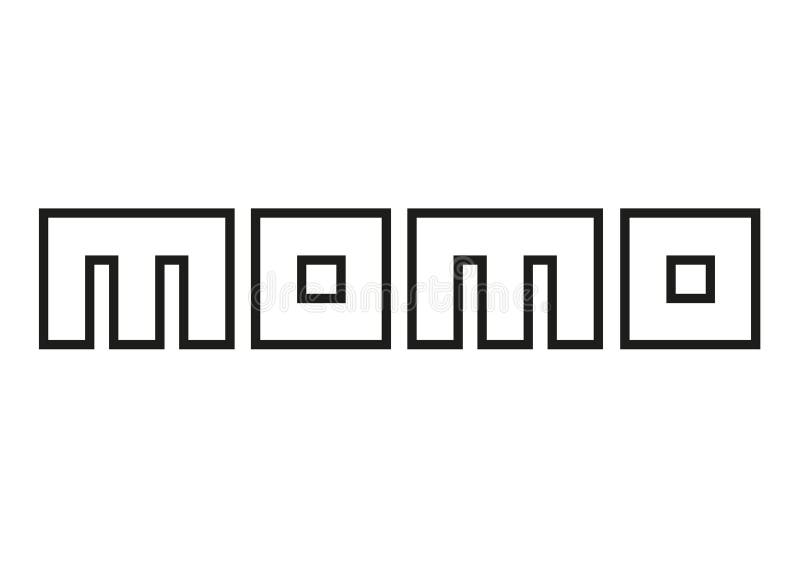 Logo Momo imagen de archivo editorial. Ilustración de carrera - 126081539