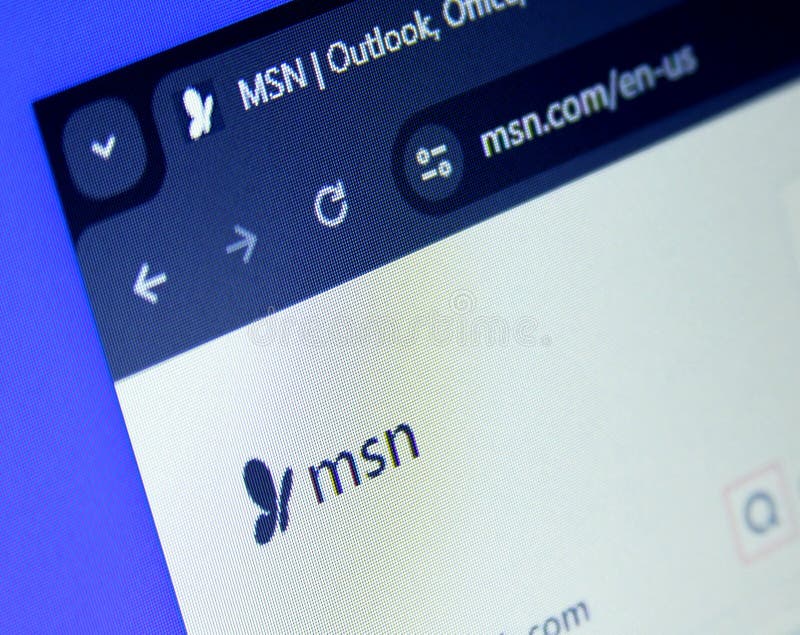Msn logo editorial image. Image of services, illustrative - 300677070
