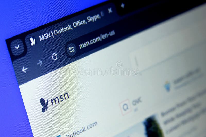 Msn logo editorial photography. Image of apps, launched - 300954367