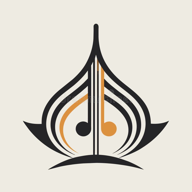 The Logo for a Music Studio, Featuring an Abstract Representation of a ...