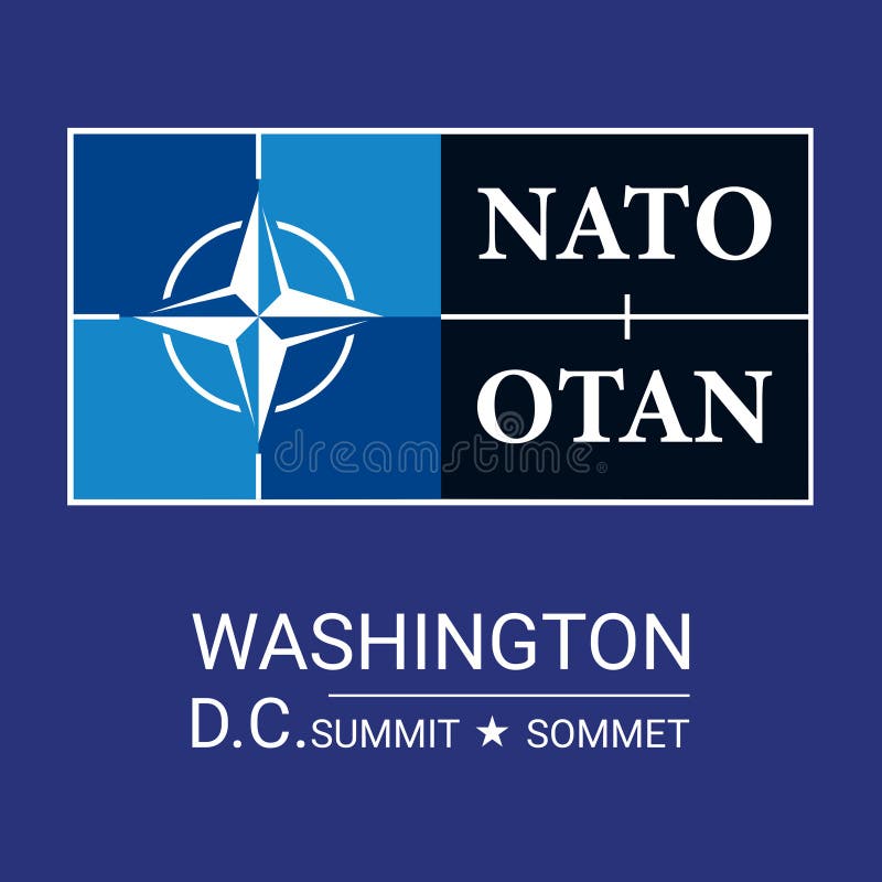 Logo NATO Summit in Washington Editorial Stock Photo - Illustration of ...