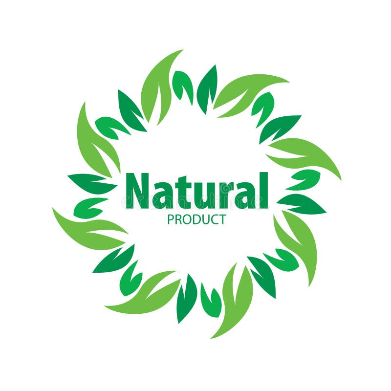 Logo natural product stock vector. Illustration of agriculture - 125856985