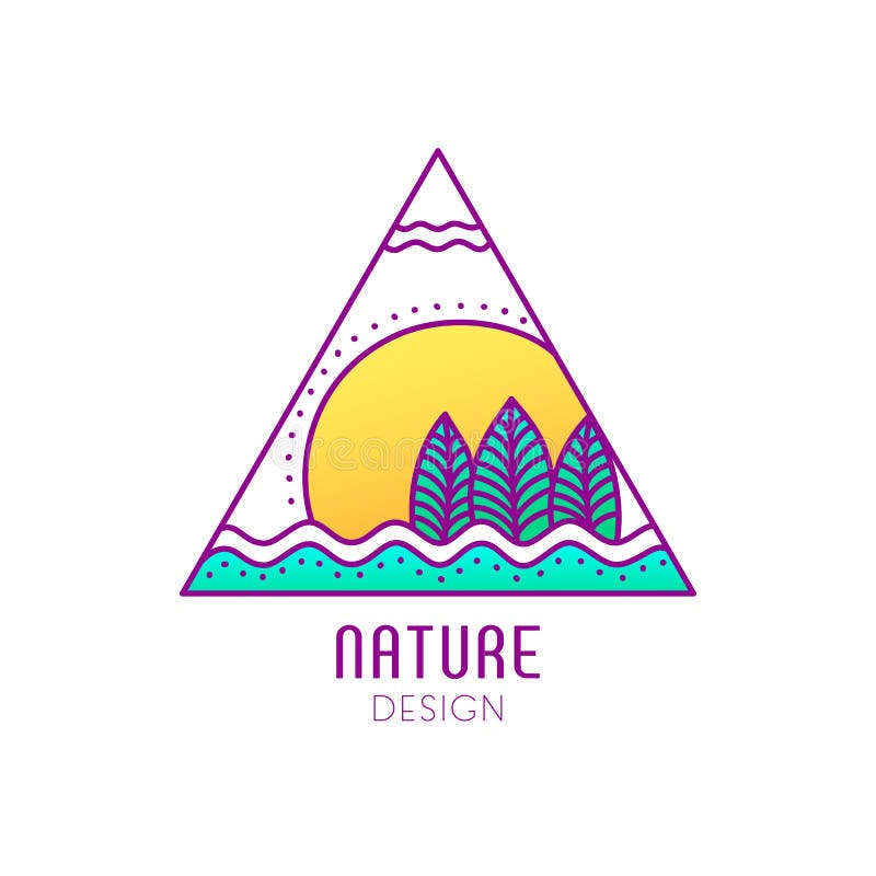 Logo nature stock vector. Illustration of emblem, graphic - 92597968