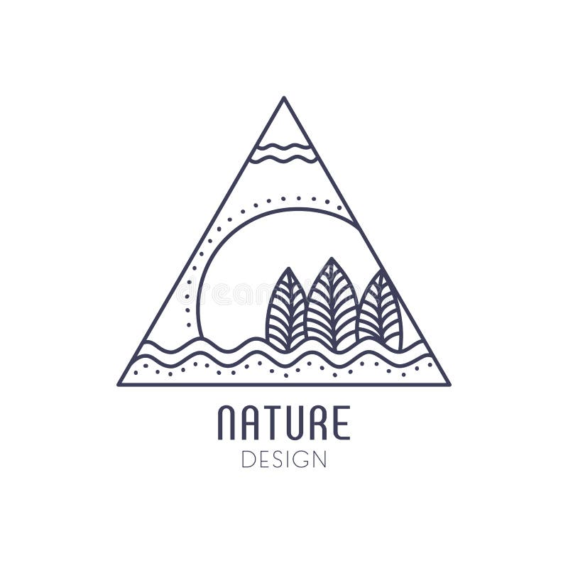 Linear Nature Logo Stock Illustrations – 119,974 Linear Nature Logo ...