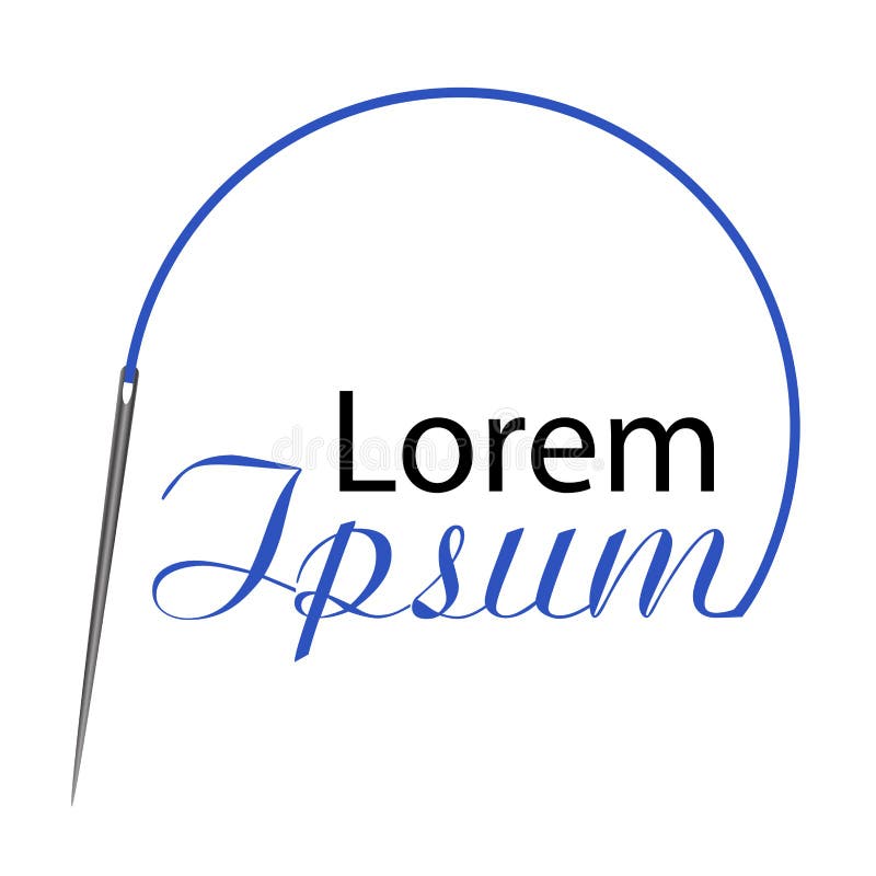 Needle Thread Logo Stock Illustrations – 12,765 Needle Thread Logo ...