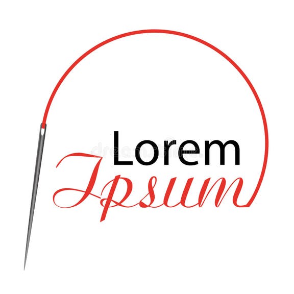 Needle Thread Logo Stock Illustrations – 13,367 Needle Thread Logo ...