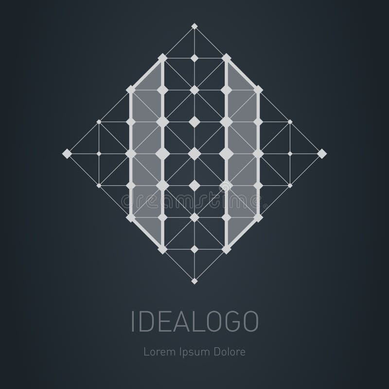 Logo with Number 11. Low-poly Design Element or Label with Squares ...