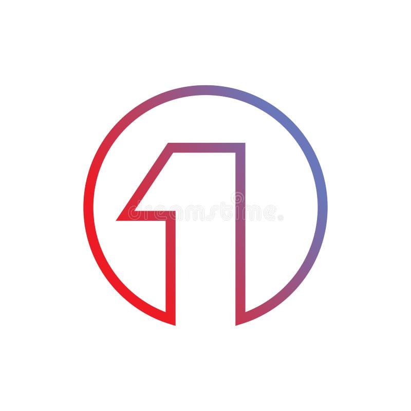 1 logo. Number one emblem stock vector. Illustration of elements - 81155337