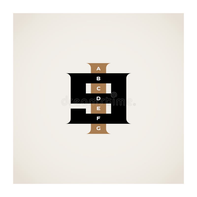 Vertical Monogram Stock Illustrations – 705 Vertical Monogram Stock ...