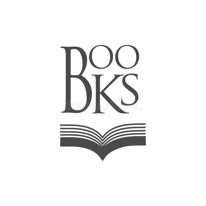 Logo Open Book. Vector Illustration Stock Illustration - Illustration ...