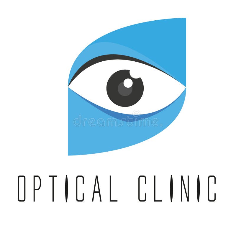 Logo optical clinic stock vector. Illustration of logo - 40878209