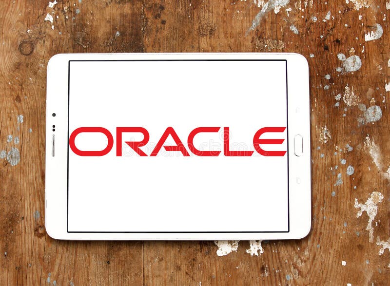 Oracle logo editorial stock photo. Image of electronics - 100973183