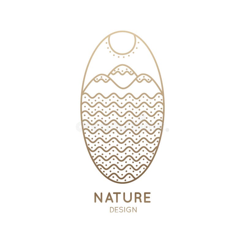 Logo oval nature stock vector. Illustration of nature - 99086640