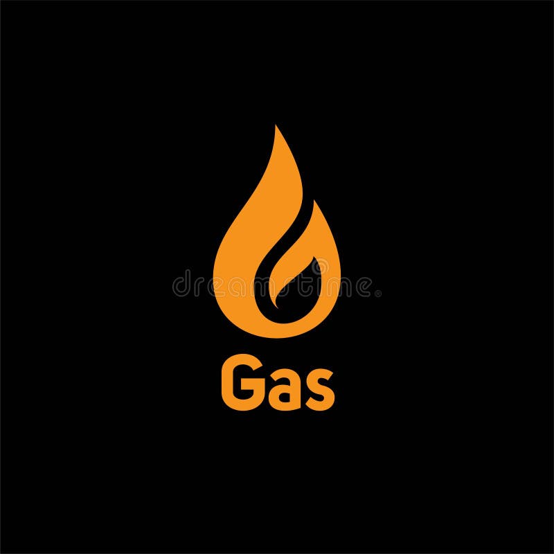 Gas logo creative idea stock vector. Illustration of number - 181434917
