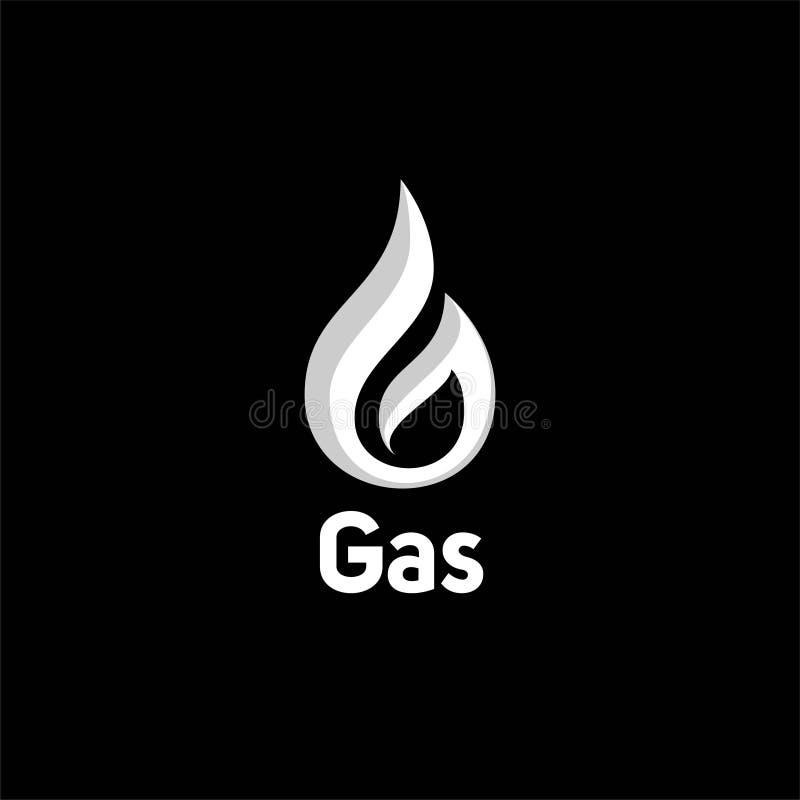 Gas logo creative idea stock vector. Illustration of idea - 181434923